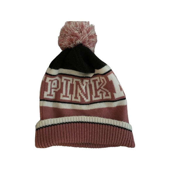 PINK Victoria's Secret | Accessories | Super Cute Pink Hat Ready For ...